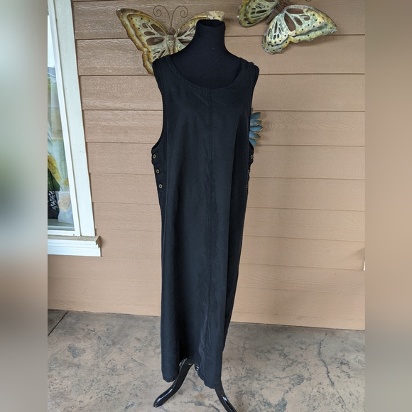 CJ Banks | Dresses | Cj Banks Black Denim Sleeveless Dress | Poshmark